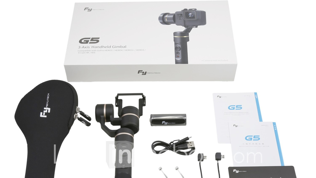 Feiyu G5, gimbal motorizzato per action cam al 62% di sconto su ...