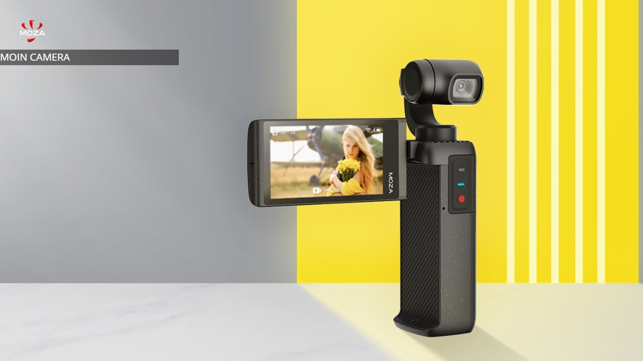Moza Moin Camera, una Osmo Pocket con display integrato orientabile ...