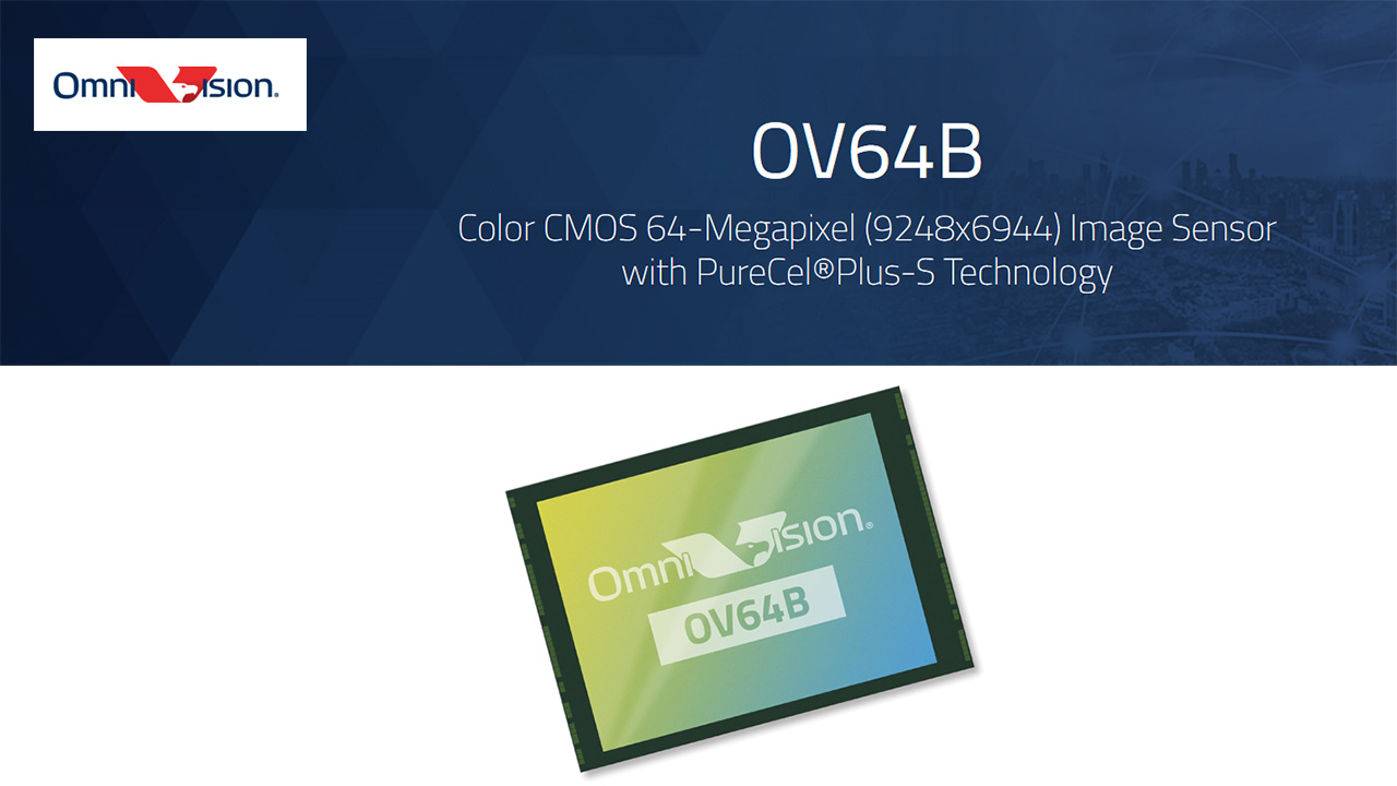 Nuovo sensore Omnivision OV64B da 64 megapixel in formato 1/2 | Fotografi Digitali