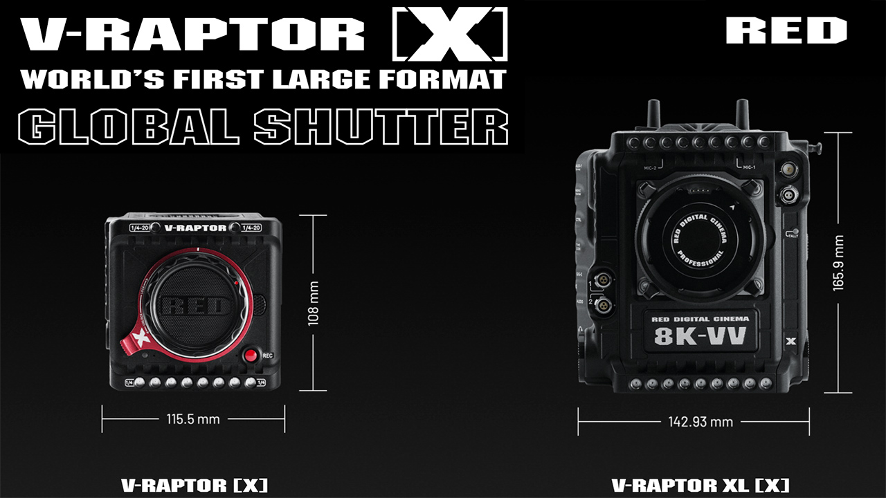 RED V-RAPTOR [X] e V-RAPTOR XL [X]: ora con sensore 8K 120p global shutter | Fotografi Digitali