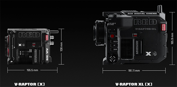 RED V-RAPTOR [X] e V-RAPTOR XL [X]: ora con sensore 8K 120p global shutter | Fotografi Digitali